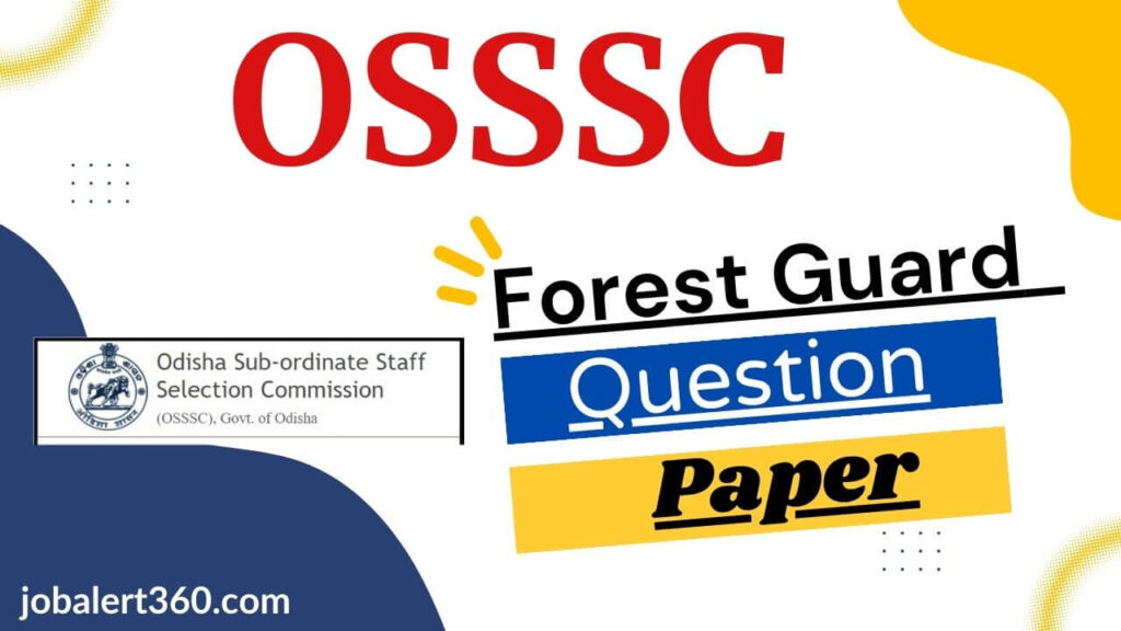 Forest Guard Question Paper - 2023 Free PDF Download